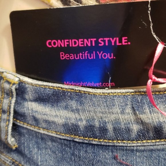 Midnight Velvet | Jeans | Midnight Velvet Embroidered Denim Jeans ...